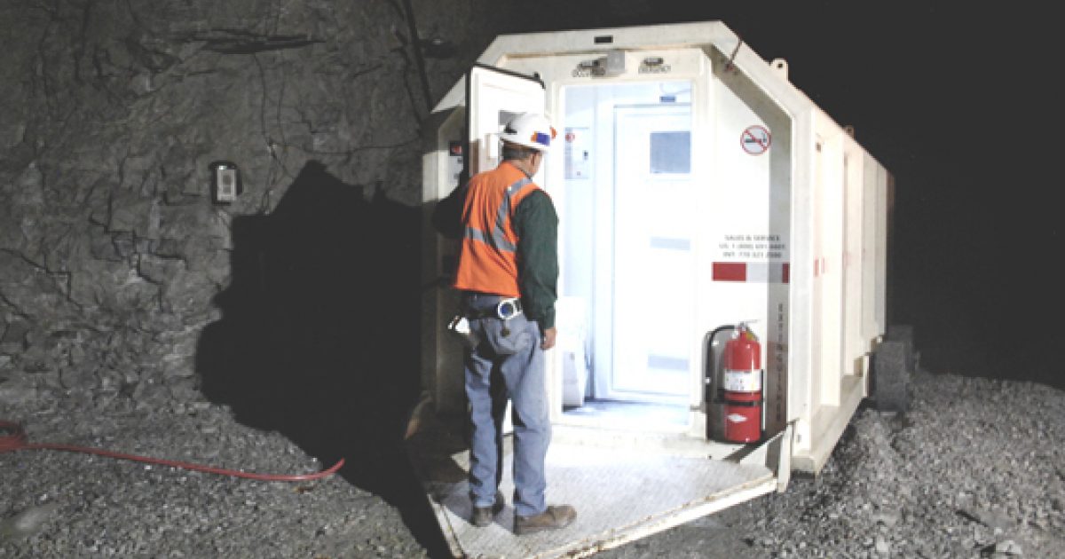 Refuge Chambers in Underground Mines | Strata Worldwide